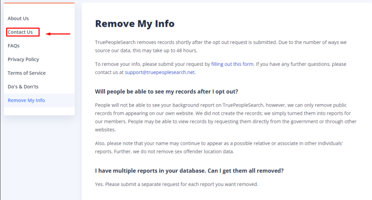 How to Remove Your Information from TruePeopleSearch.com
